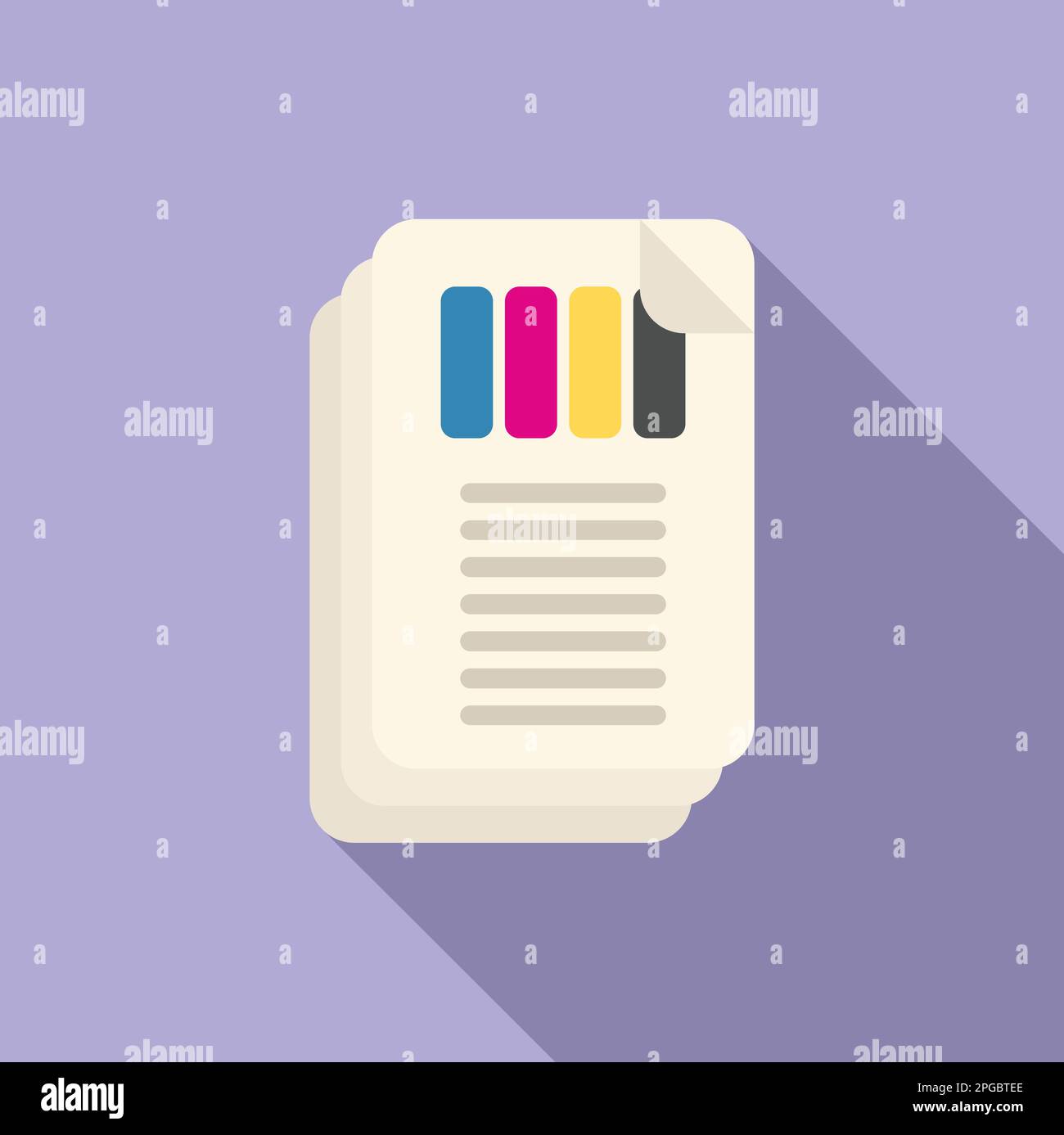 Book page printing press Stock Vector Images - Alamy
