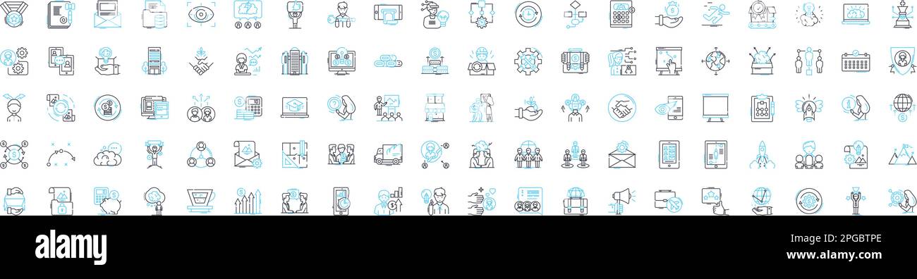 Startup management vector line icons set. incubation, capitalization ...