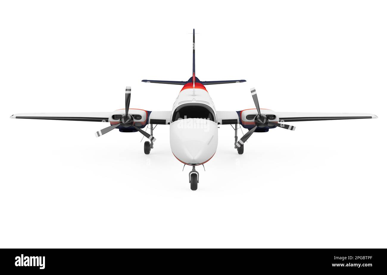 Small Airplane Isolated Stock Photo - Alamy