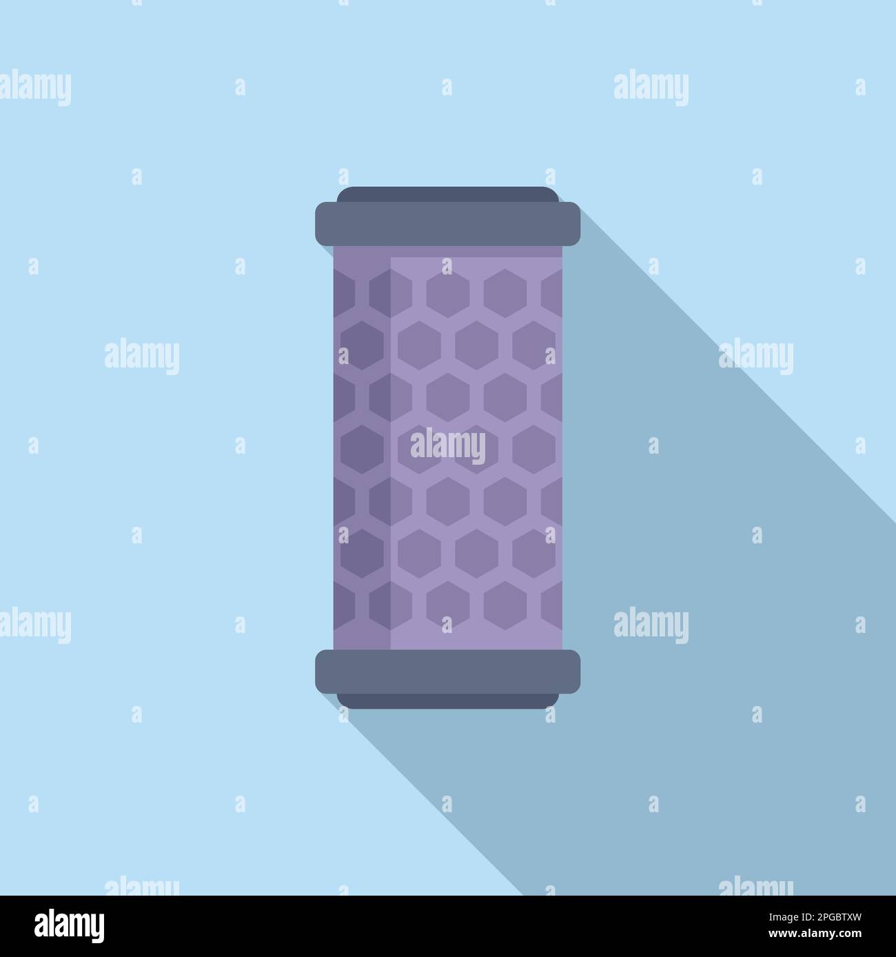 Filter icon flat vector. Water purification. Osmosis process Stock ...