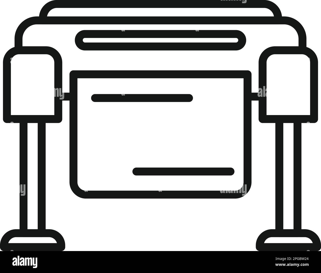 Plotter icon outline vector. Digital print. Service screen Stock Vector Image & Art - Alamy