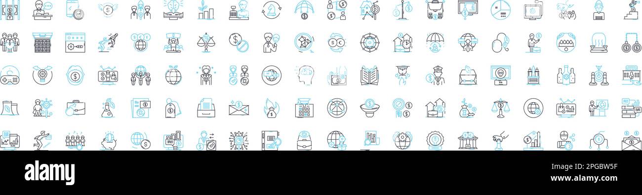 Business corruption vector line icons set. Bribery, Fraud, Embezzlement ...
