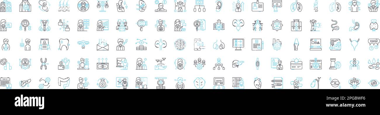 Human rights vector line icons set. Equality, Dignity, Respect, Liberty ...