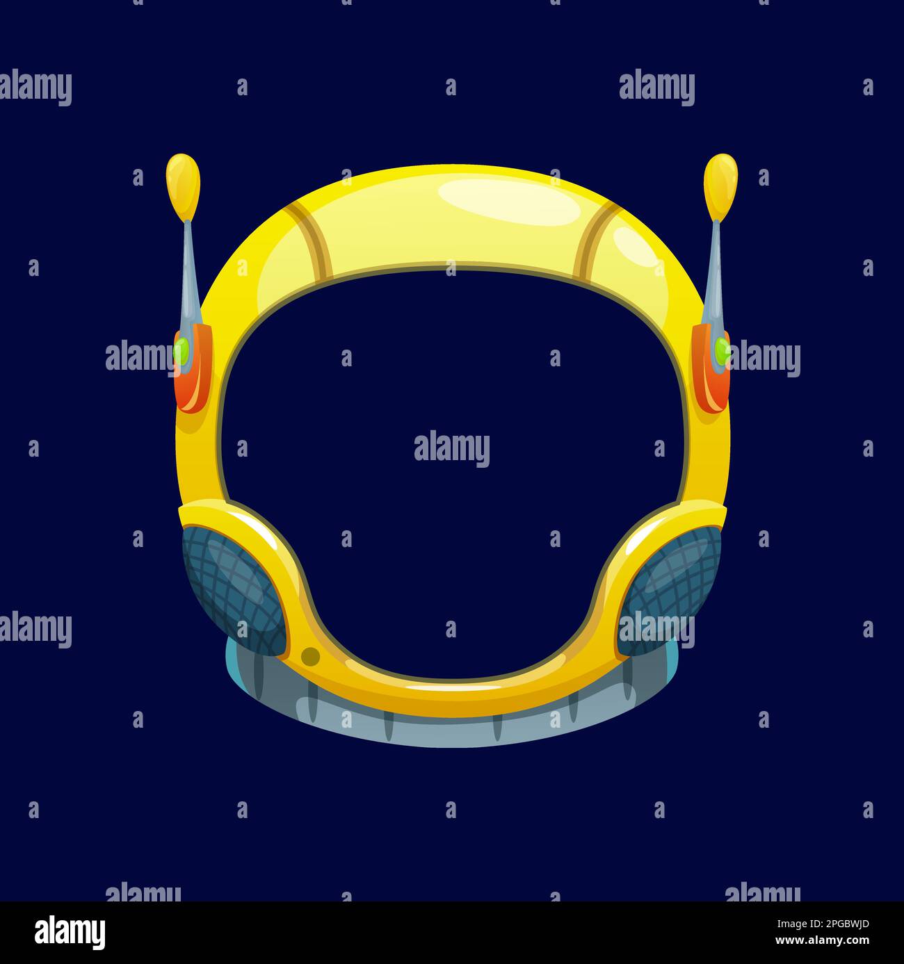 Spaceman cosmonaut mask, cute helmet for video chat face effect or ...