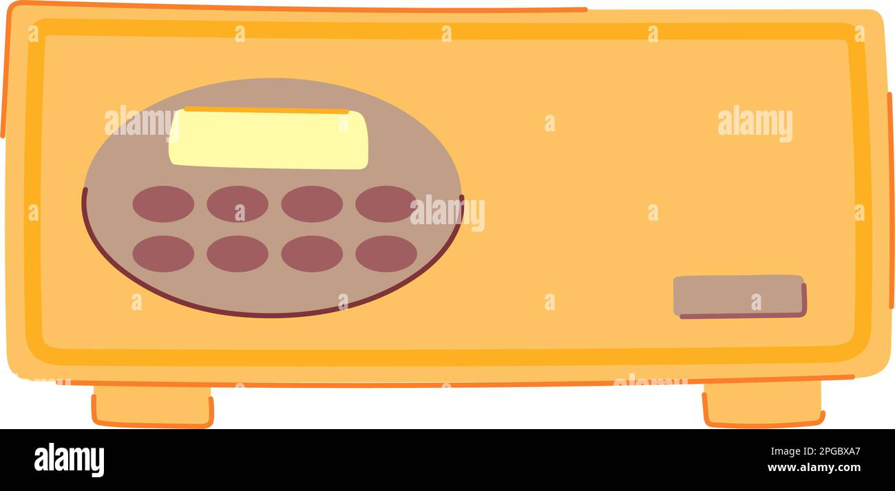 bank safe cartoon vector illustration Stock Vector Image & Art - Alamy