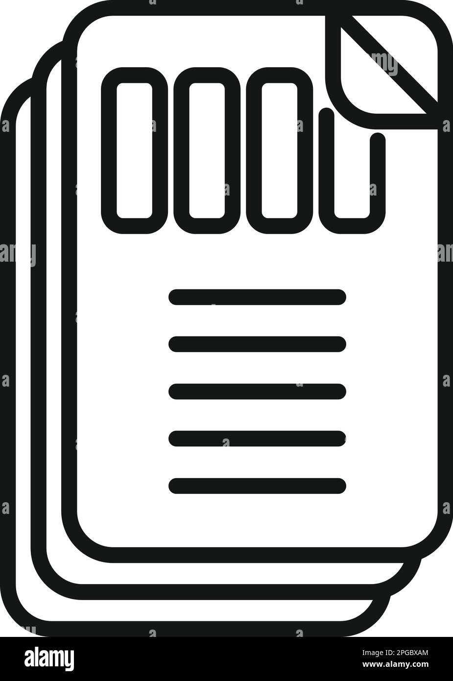 Book page printing press Stock Vector Images - Alamy