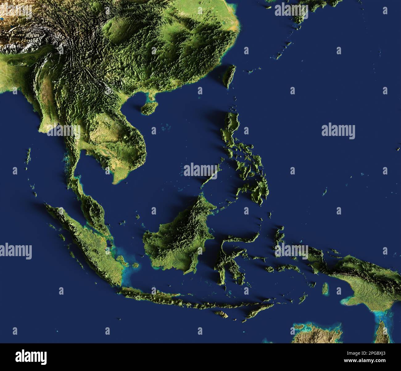 Detailed Map Of Southeast Asia