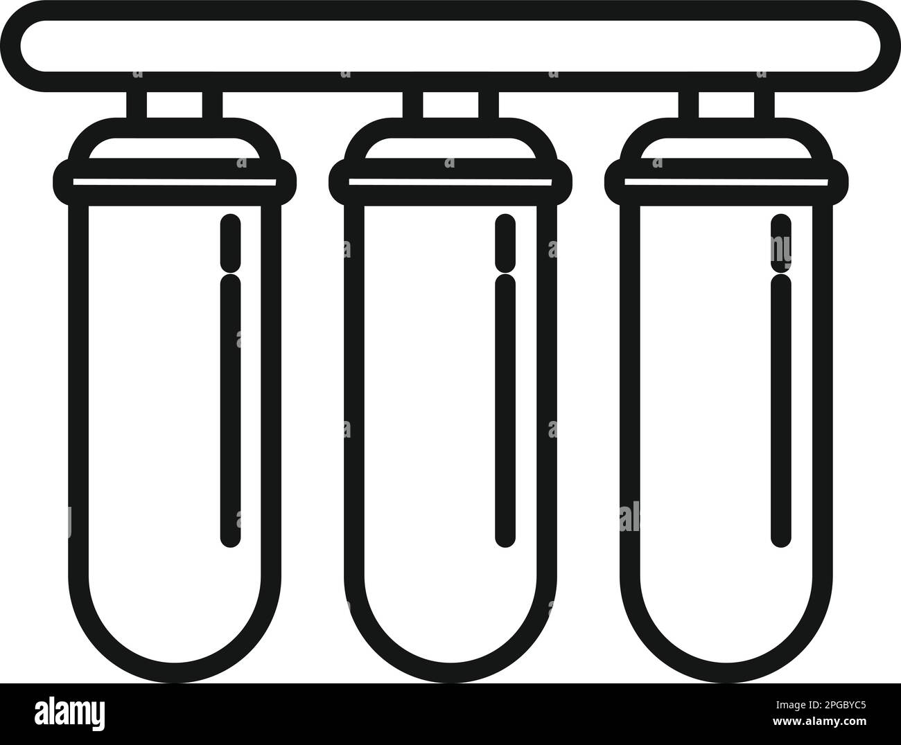 Tank water filter icon outline vector. Purification treatment. Clean ...