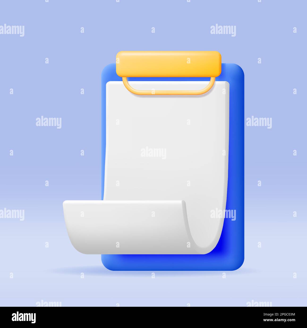 3d rendering symbol clipboard hi-res stock photography and images - Alamy