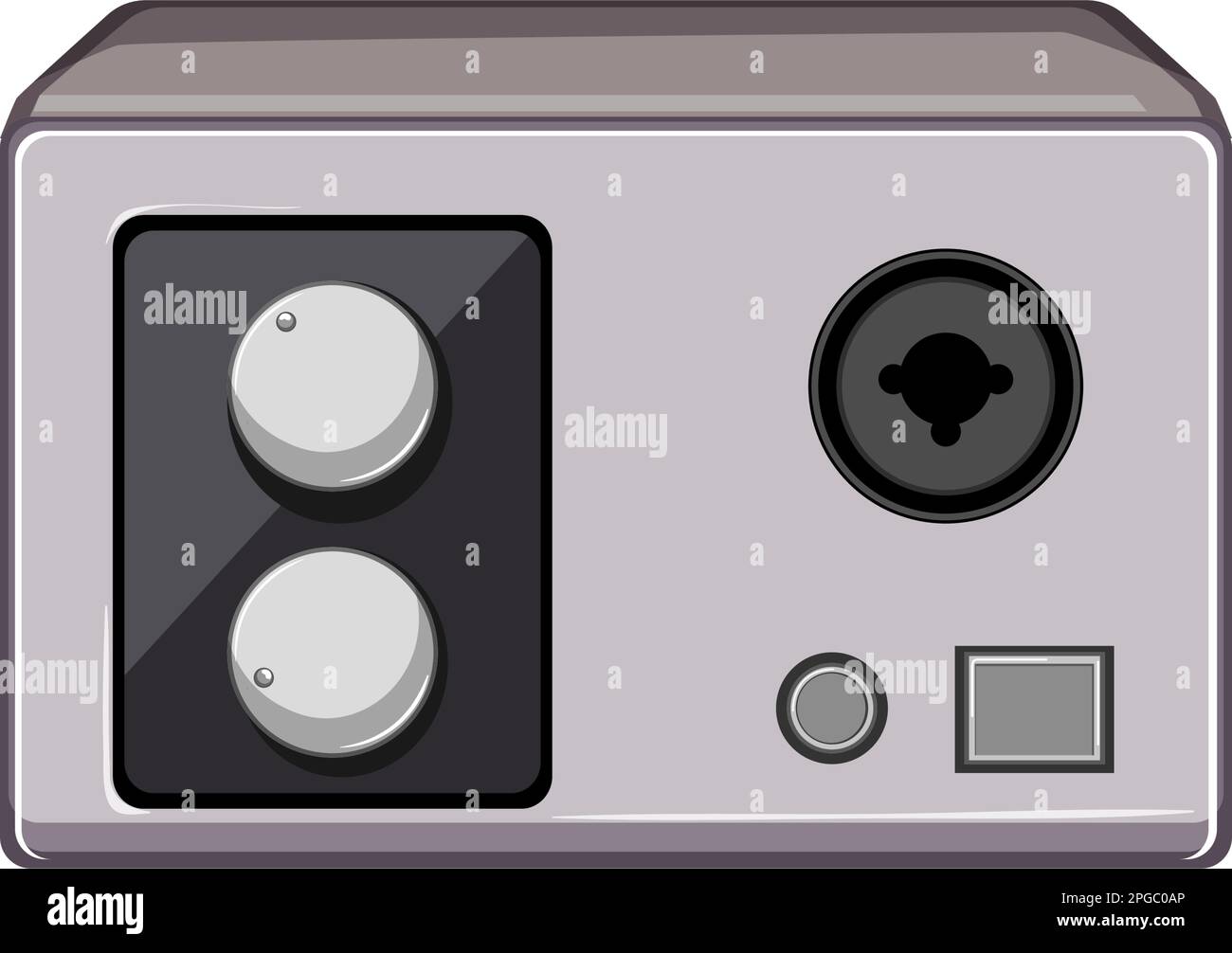 voice audio interface cartoon vector illustration Stock Vector Image ...