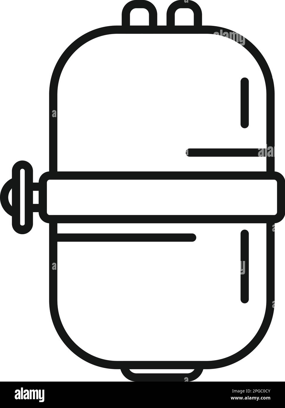 Pipe tank icon outline vector. Water filter. Liquid reverse Stock ...
