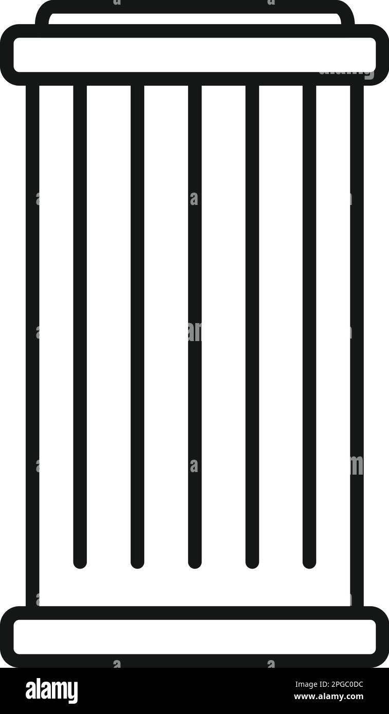 Ecology drink icon outline vector. Water filter. Tank system Stock ...