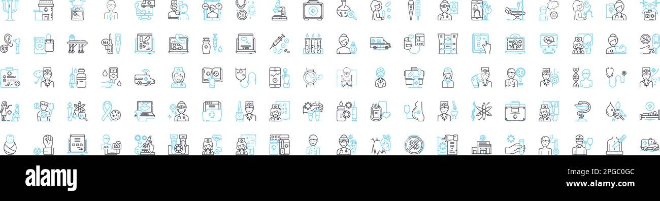 Clinic vector line icons set. Clinic, Medical, Healthcare, Outpatient ...