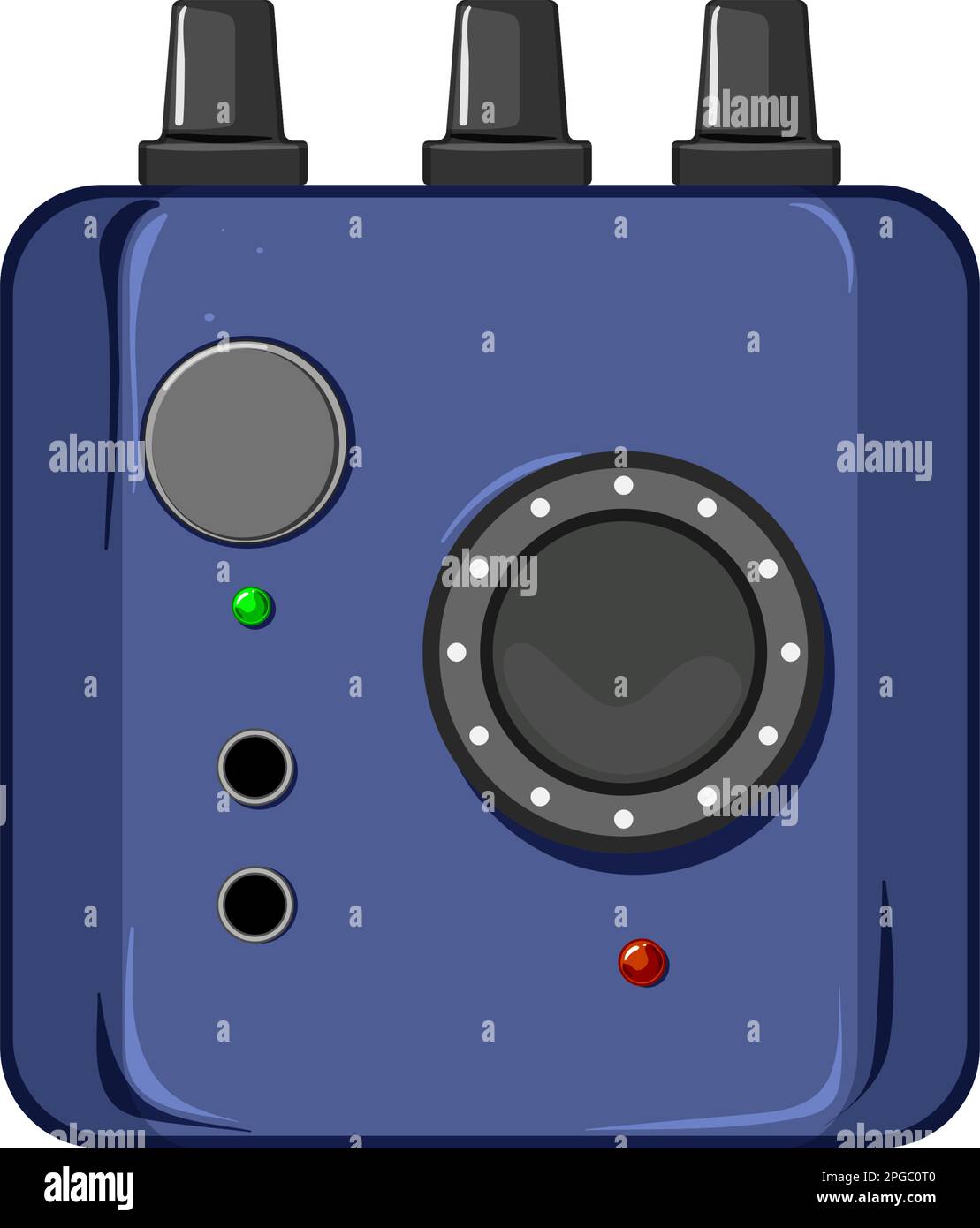 equalizer audio interface cartoon vector illustration Stock Vector ...