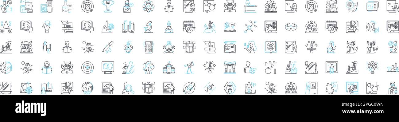 Academy vector line icons set. Academy, Education, Learning, School ...