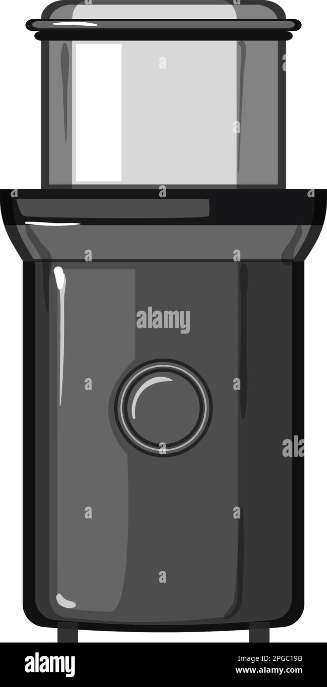 espresso coffee grinder electric cartoon vector illustration Stock ...