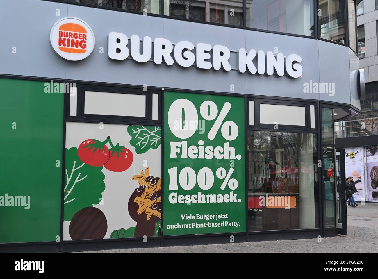 Cologne, Germany. 19th Mar, 2023. Logo, lettering on a branch of the ...