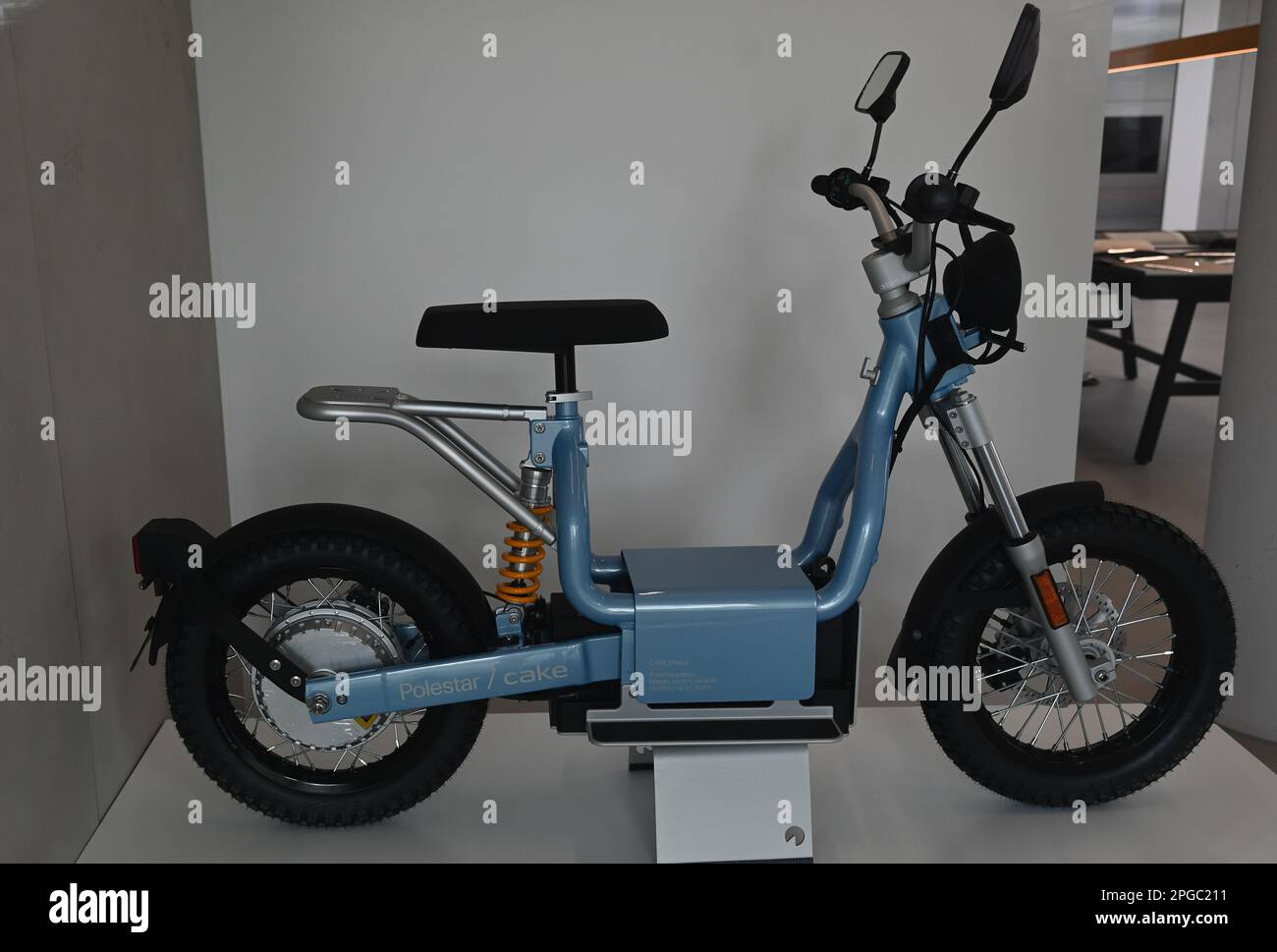 Cologne, Germany. 19th Mar, 2023. Polestar Cake Makka E Moped is in the ...