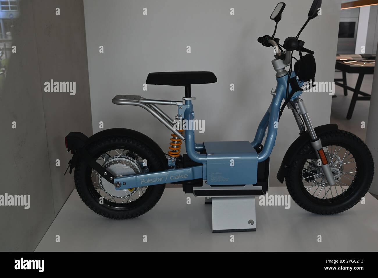 Cologne, Germany. 19th Mar, 2023. Polestar Cake Makka E Moped is in the ...