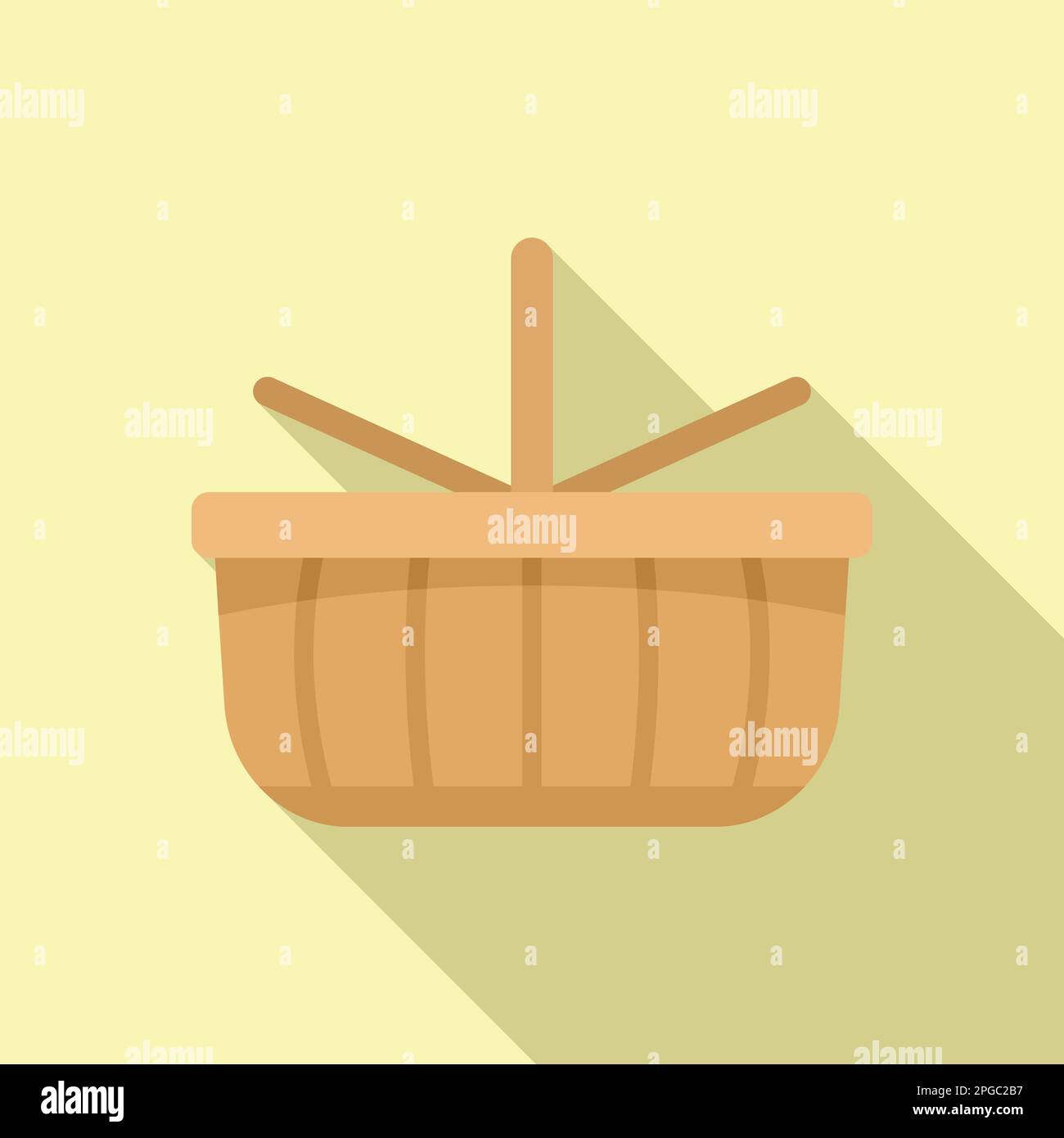 Vintage hamper Stock Vector Images - Alamy