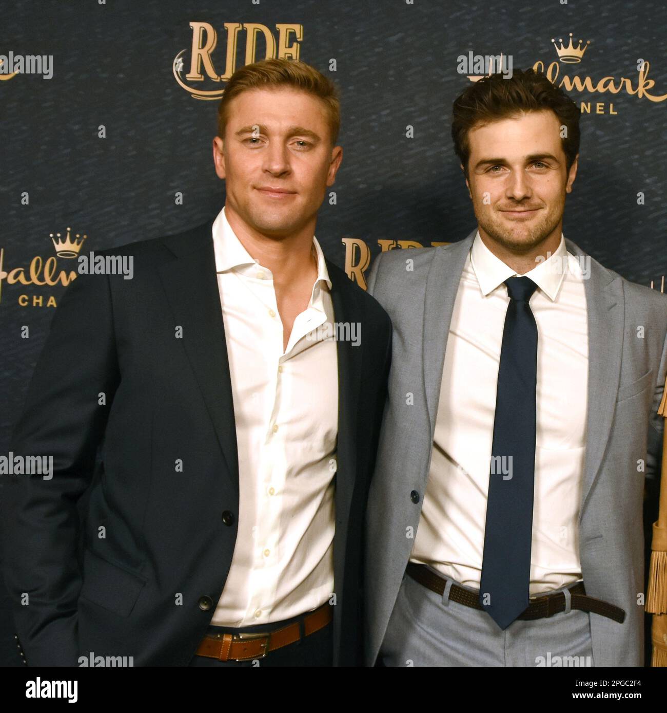 West Hollywood, California, USA 21st March 2023 (L-R) Actors Tyler ...