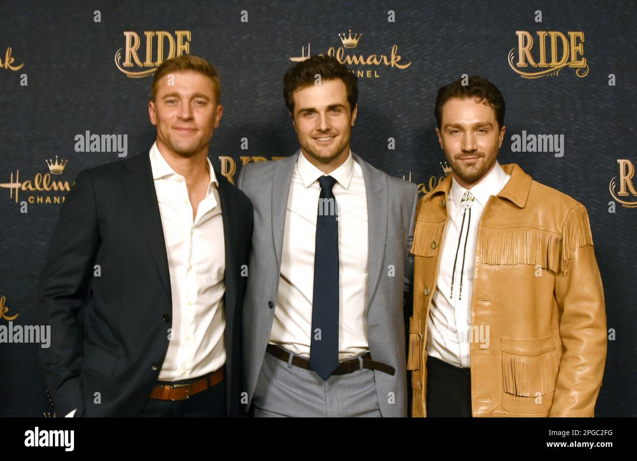 West Hollywood, California, USA 21st March 2023 (L-R) Actors Tyler ...