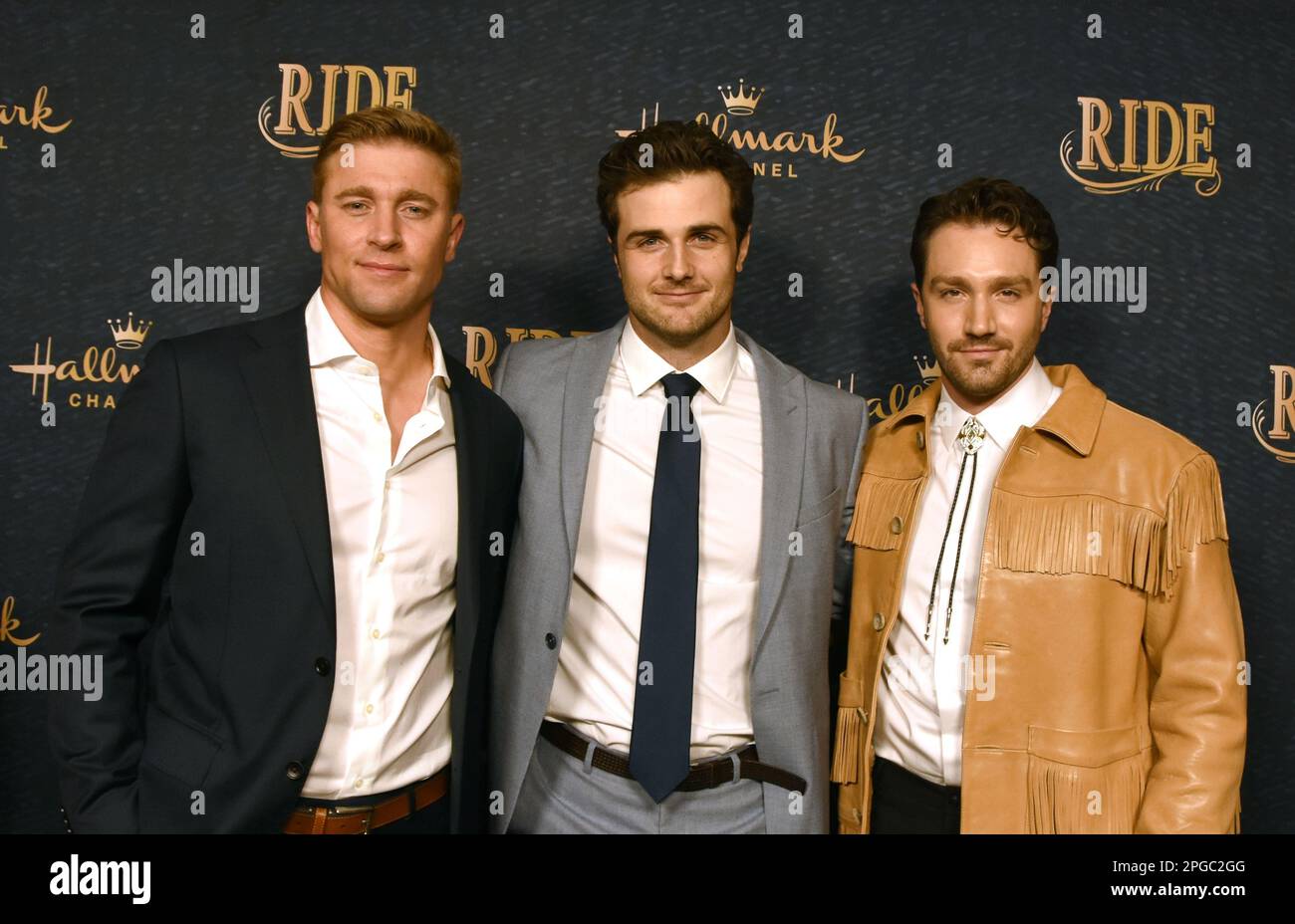 West Hollywood, California, USA 21st March 2023 (L-R) Actors Tyler ...