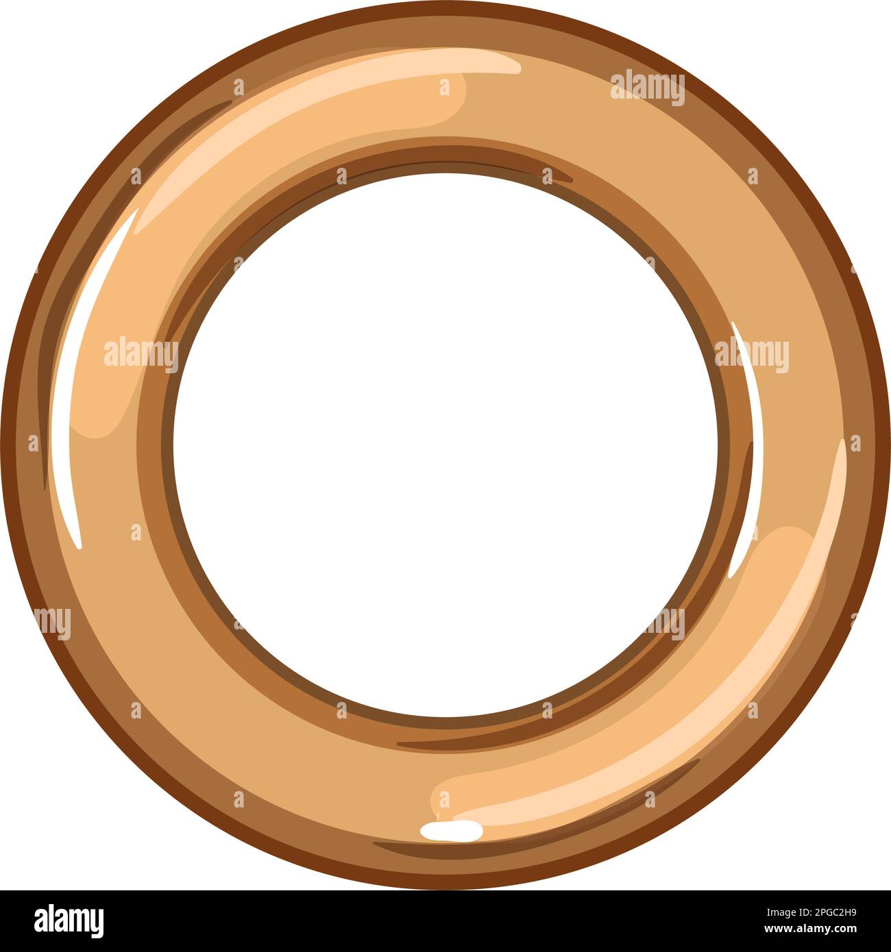brass grommet ring cartoon vector illustration Stock Vector Image & Art ...