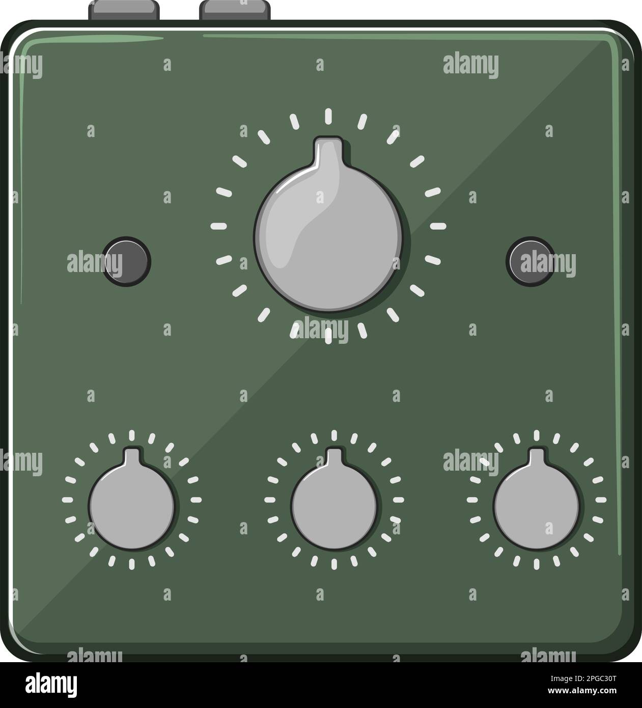 plug headphone amp cartoon vector illustration Stock Vector Image & Art ...