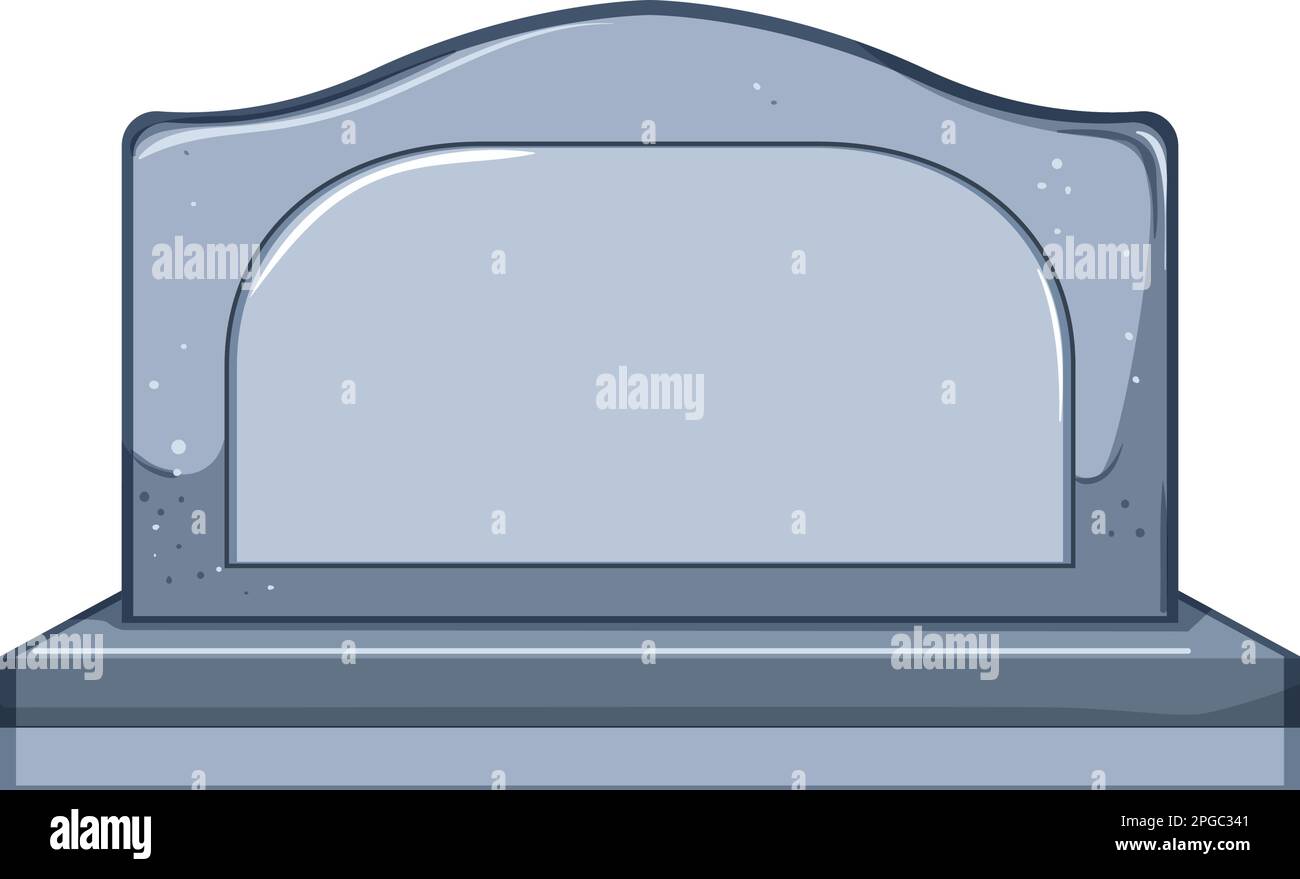 cemetery headstone cartoon vector illustration Stock Vector Image & Art ...