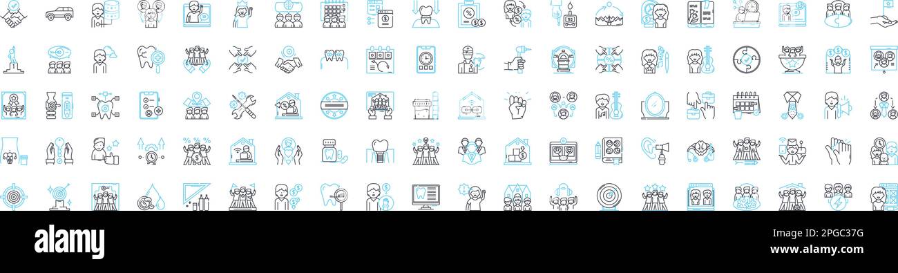 Ergonomics vector line icons set. Ergonomics, Design, Human-Centered ... Ergonomics vector line icons set. Ergonomics, Design, Human-Centered ...