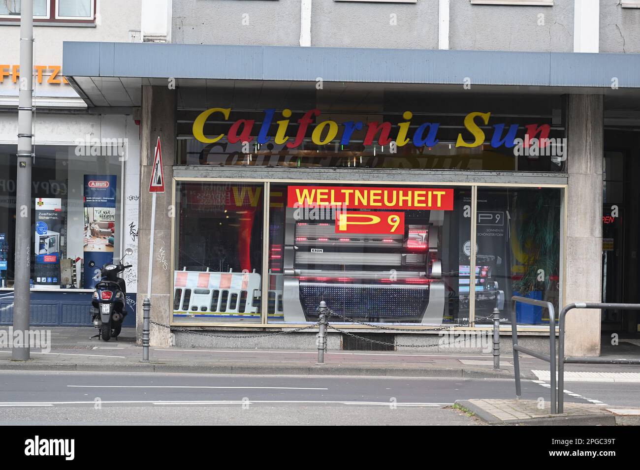 Cologne, Germany. 19th Mar, 2023. Logo, lettering of California Sun ...