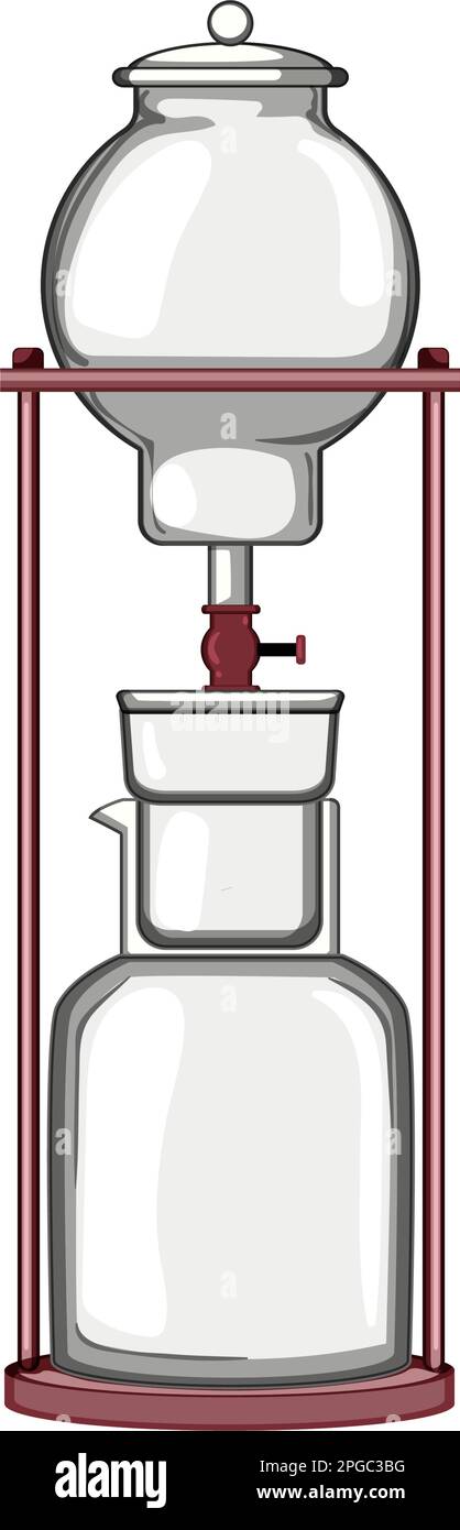 food ice drip coffee cartoon vector illustration Stock Vector Image ...