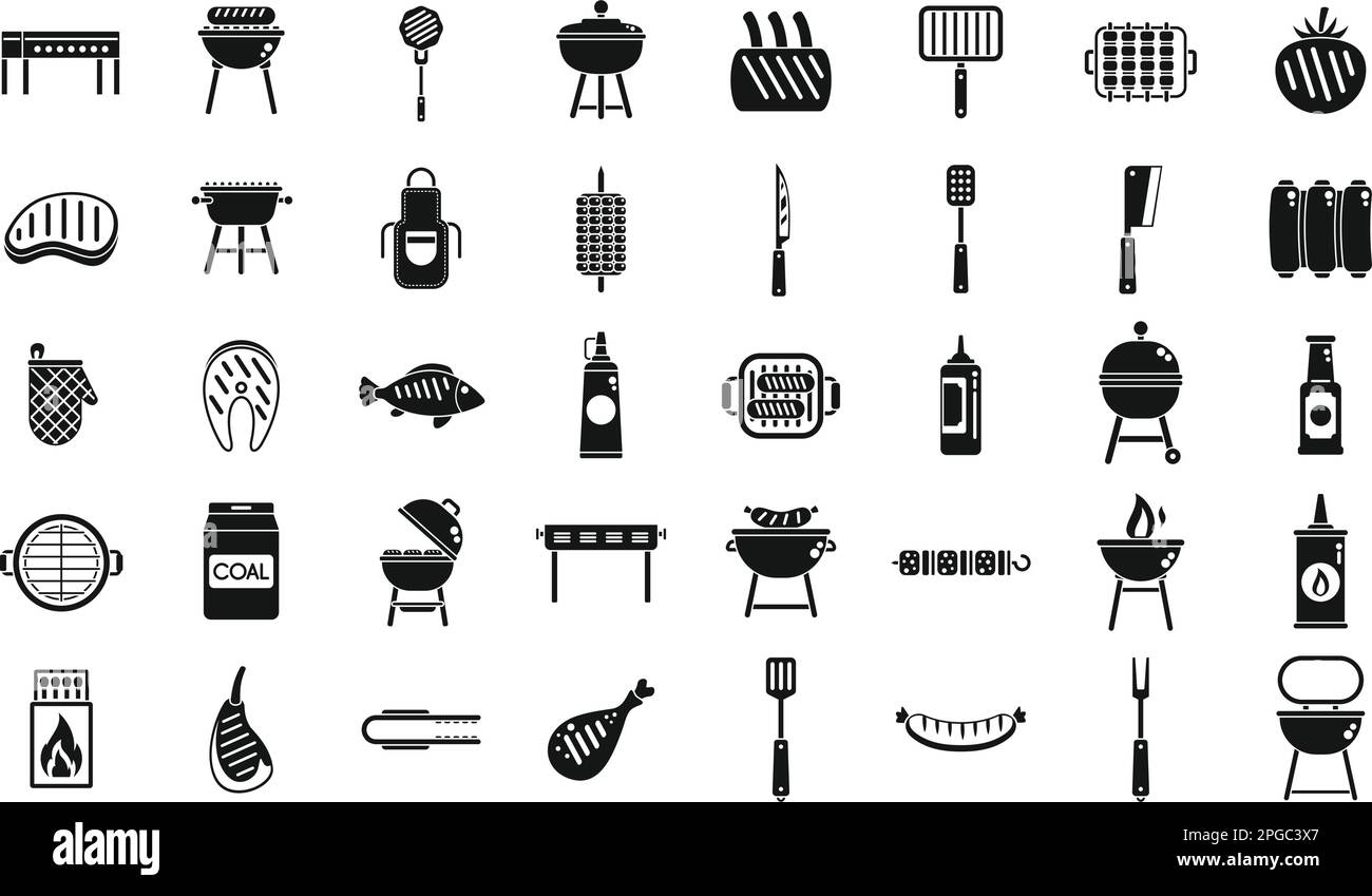 Bbq smoker vector hi-res stock photography and images - Alamy