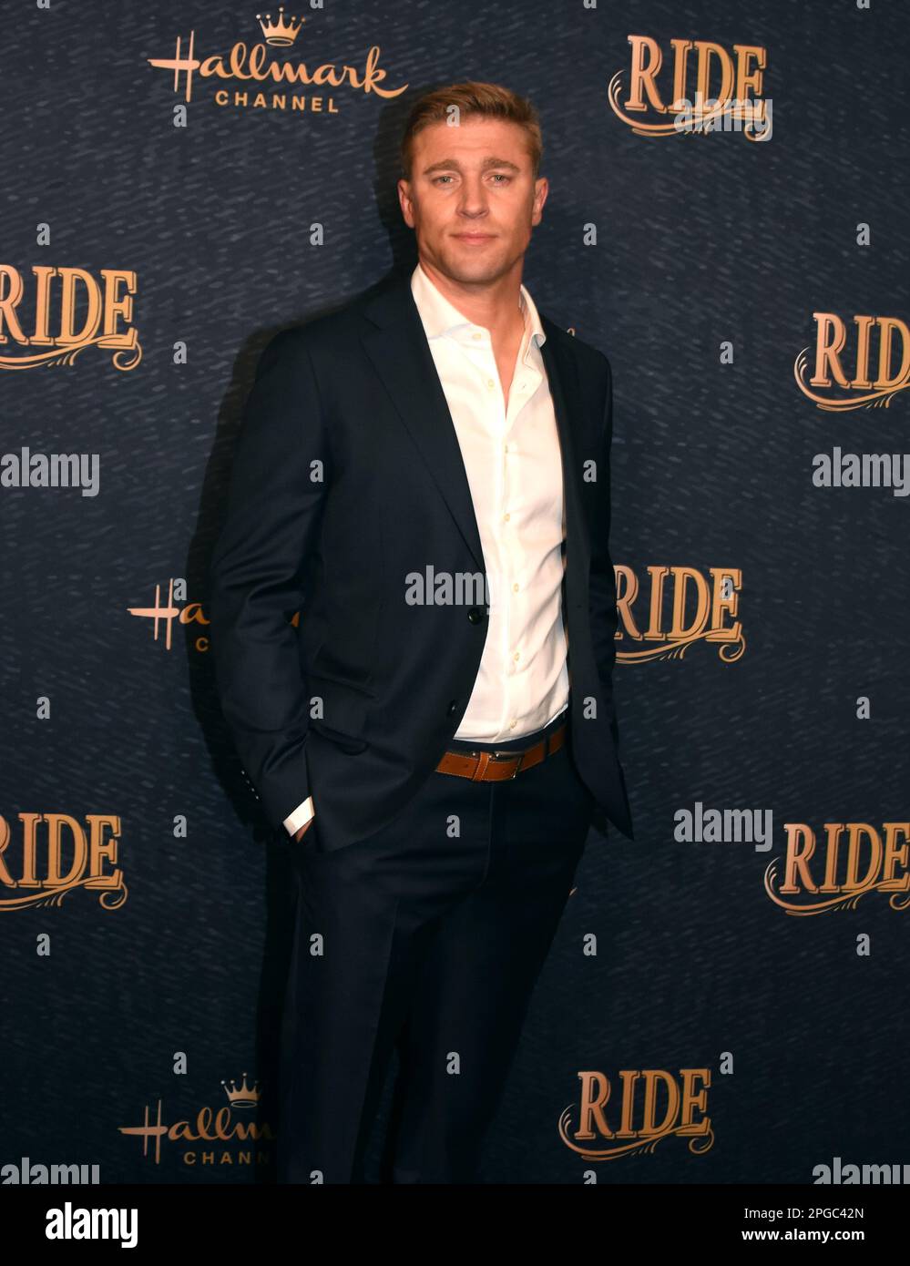 West Hollywood, California, USA 21st March 2023 Actor Tyler Jacob Moore ...