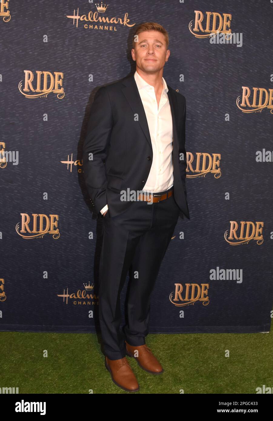 West Hollywood, California, USA 21st March 2023 Actor Tyler Jacob Moore ...