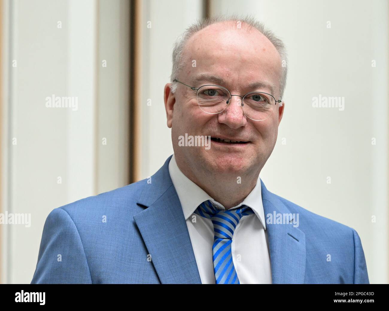 Berlin, Germany. 21st Mar, 2023. Andreas Becker, Head of the Climate Monitoring Department of ...