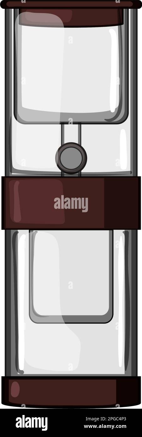 espresso ice drip coffee cartoon vector illustration Stock Vector Image ...