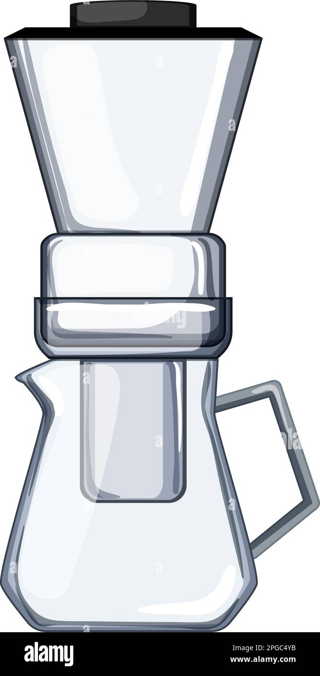 glass ice drip coffee cartoon vector illustration Stock Vector Image ...