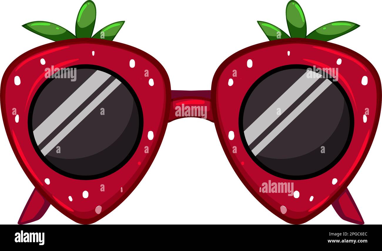 fun party glasses cartoon vector illustration Stock Vector Image & Art ...