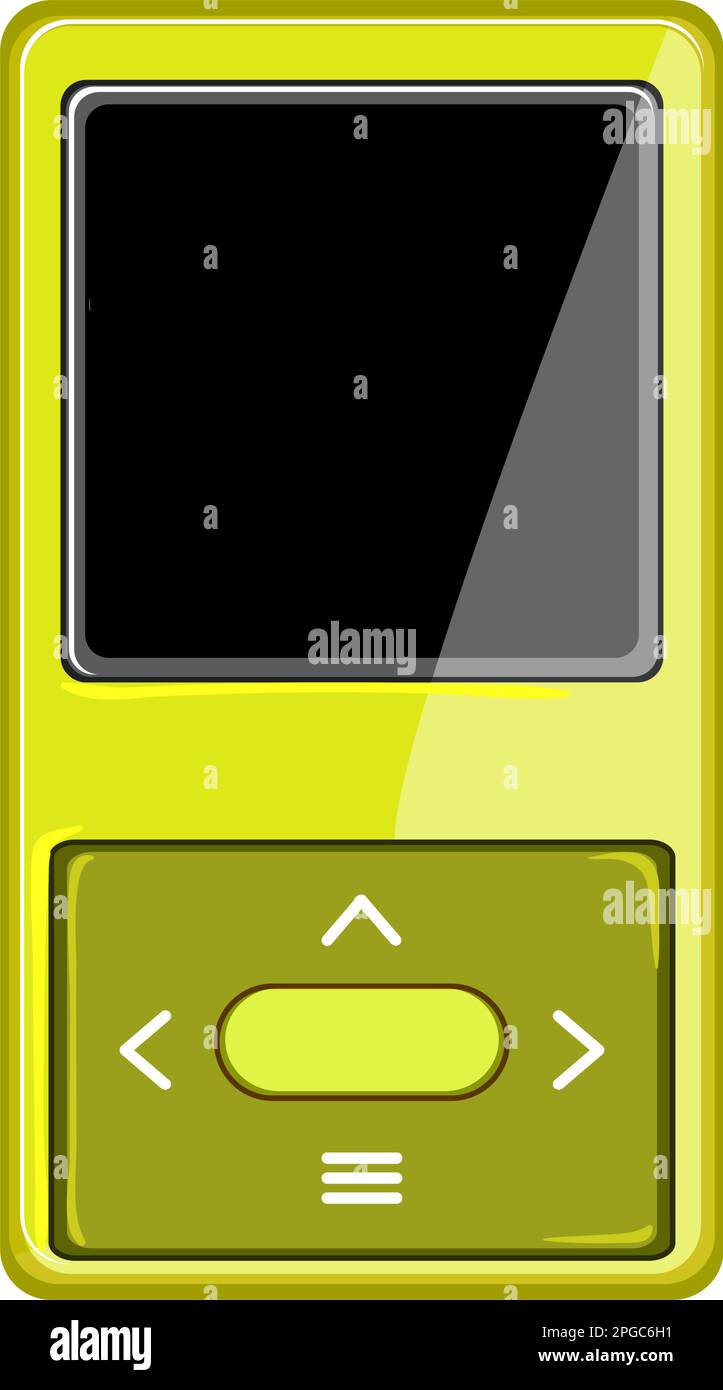 sound mp3 player cartoon vector illustration Stock Vector Image & Art ...