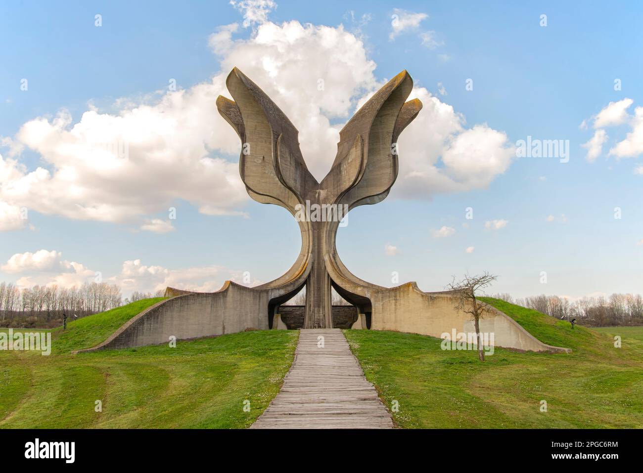 Jasenovac Memorial Site in Jasenovac, Croatia Stock Photo - Alamy