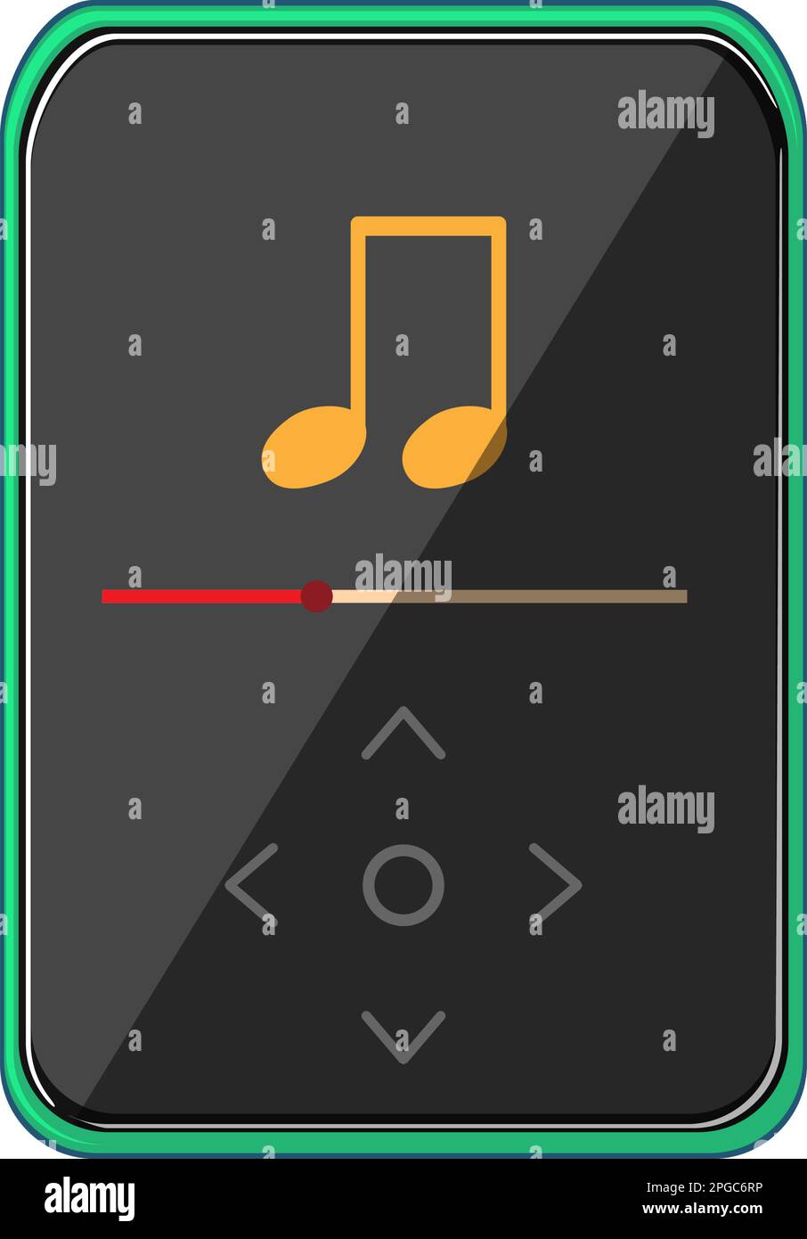 display mp3 player cartoon vector illustration Stock Vector Image & Art ...