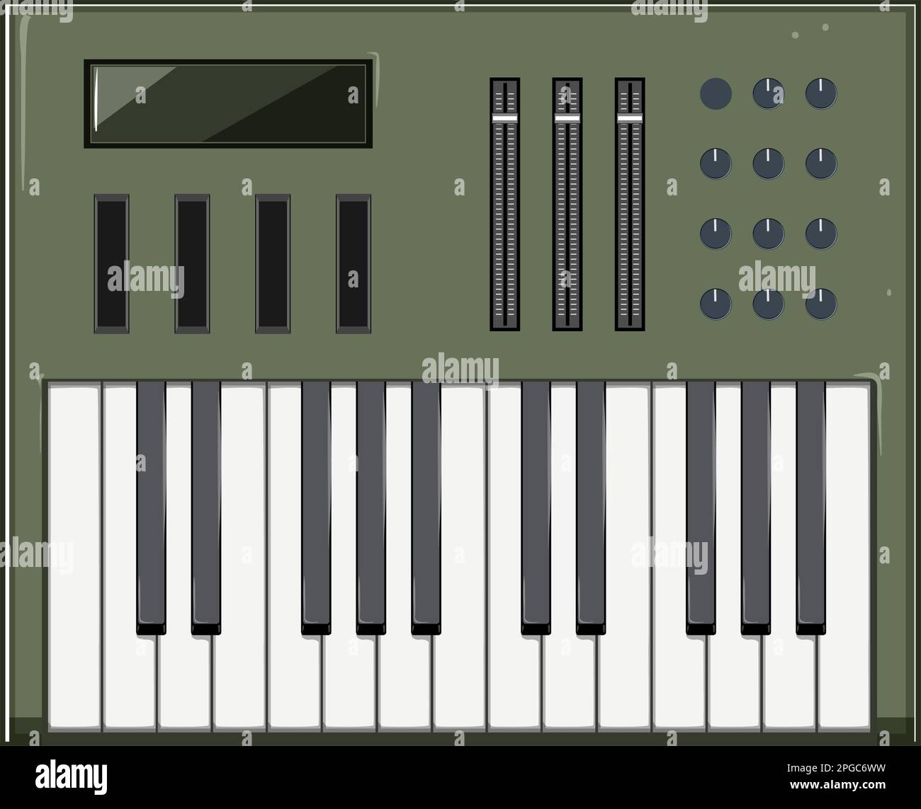 Vintage synth Cut Out Stock Images & Pictures - Alamy