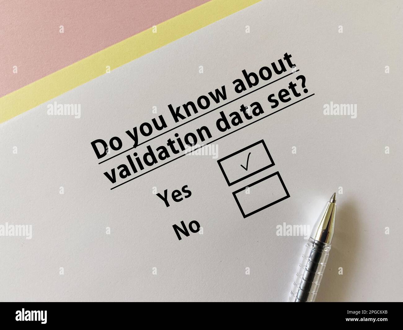 Validation set hi-res stock photography and images - Alamy