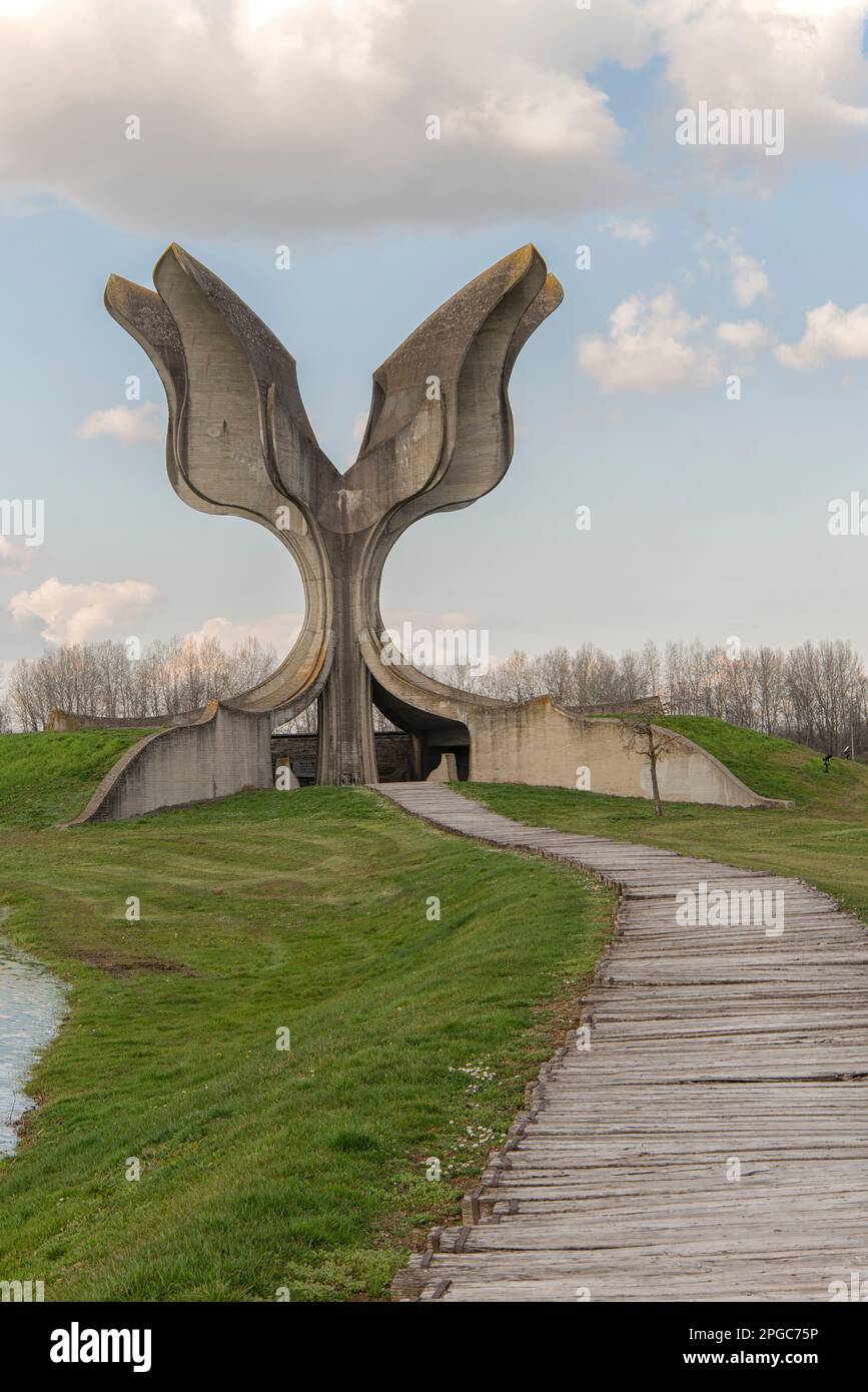 Jasenovac Memorial Site in Jasenovac, Croatia Stock Photo - Alamy