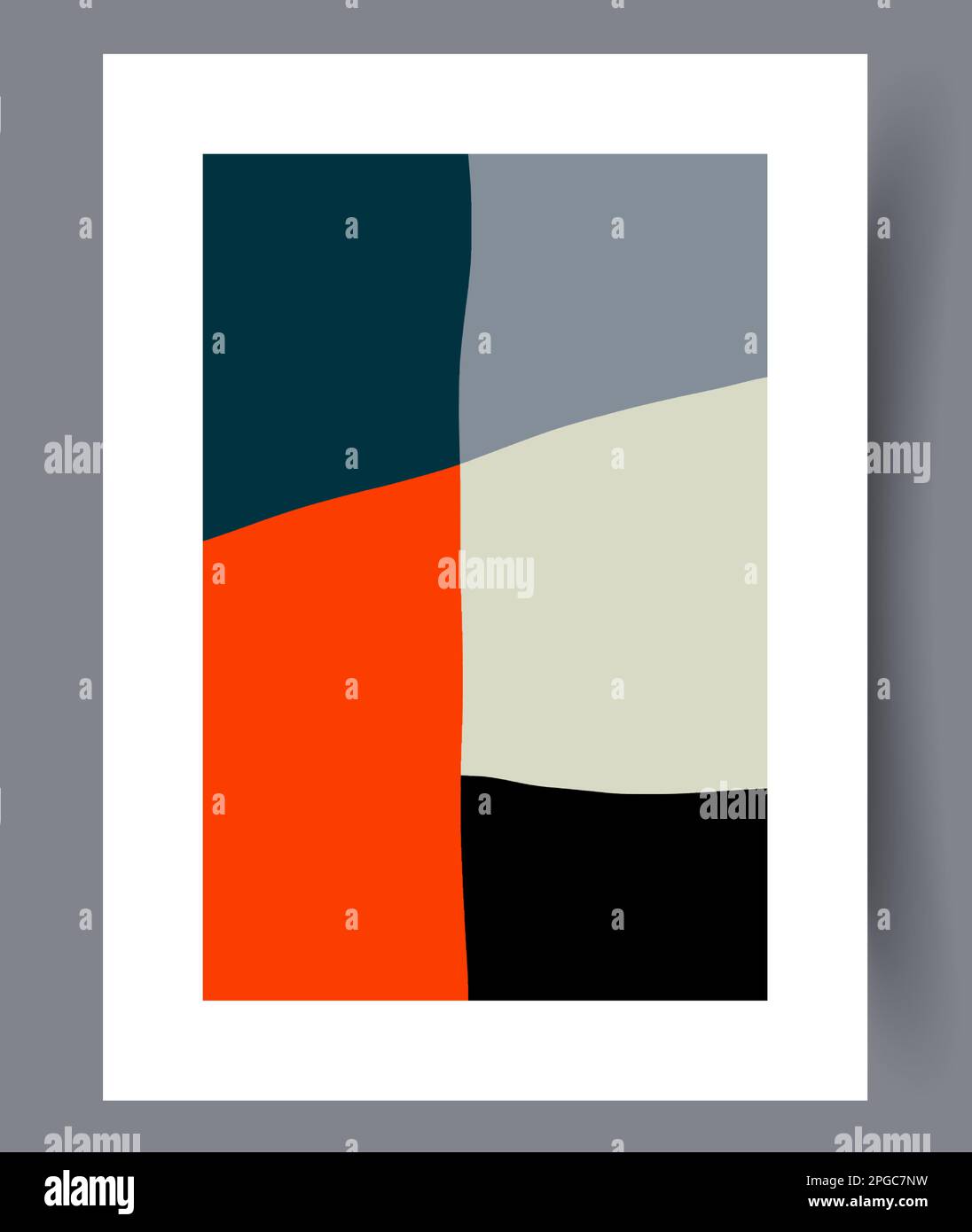 Pastel colored retro shapes Stock Vector Images - Alamy