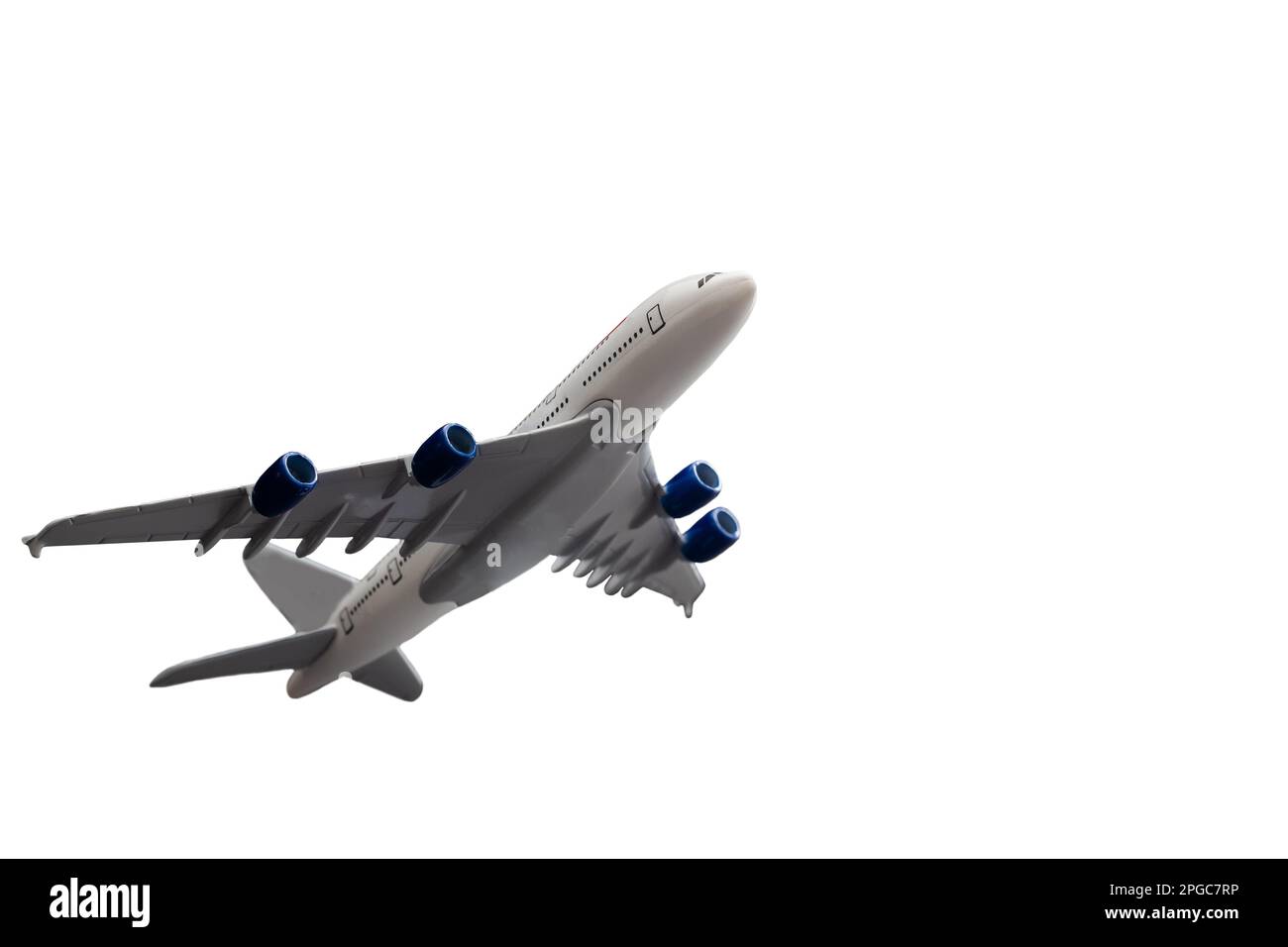 Airplane isolated on white background Stock Photo - Alamy