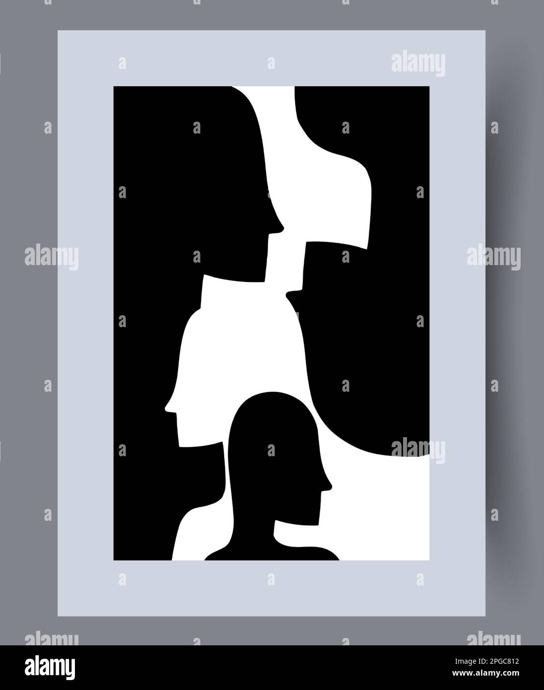 Faces collage Stock Vector Images - Alamy