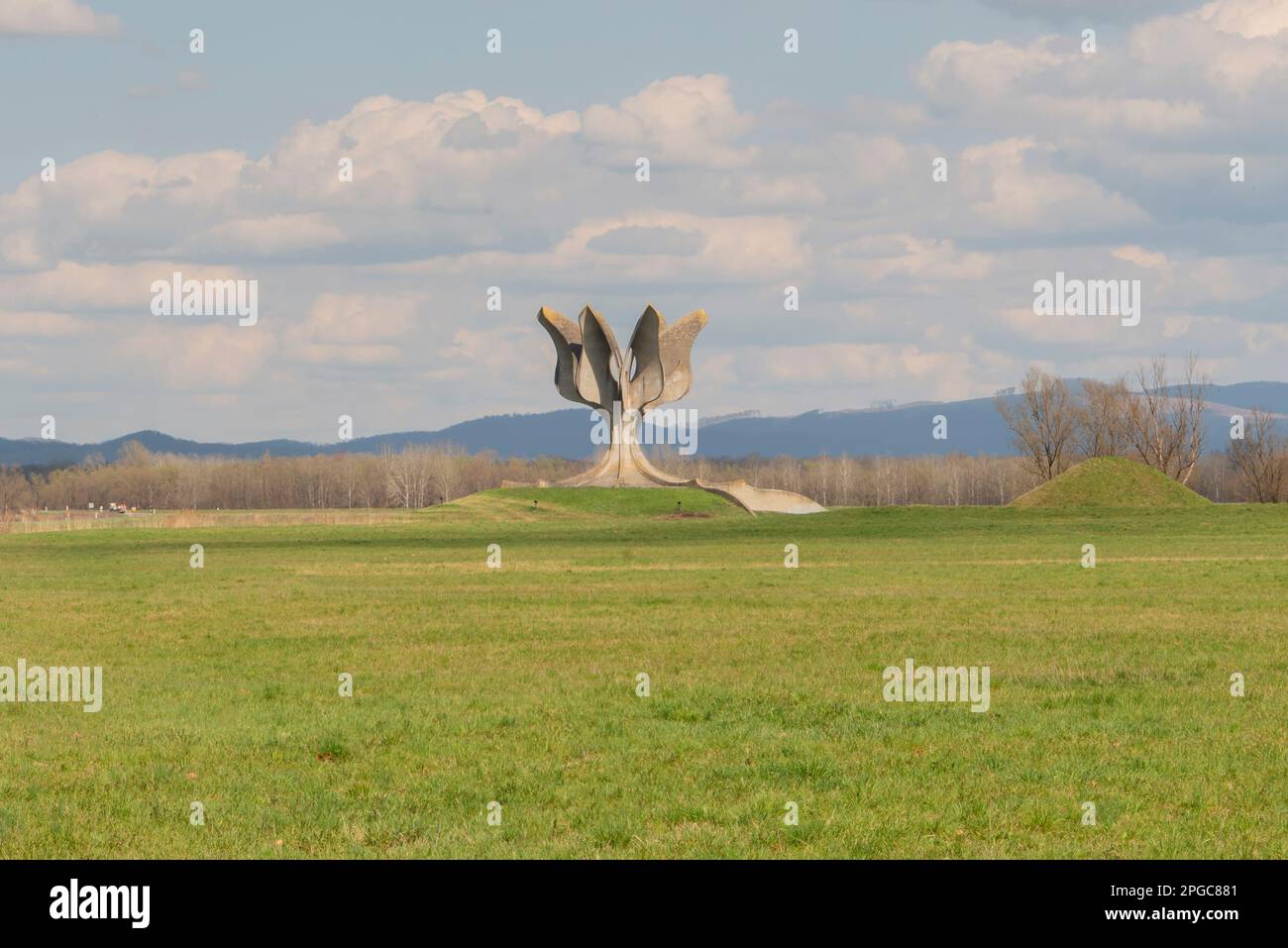 Jasenovac Memorial Site in Jasenovac, Croatia Stock Photo - Alamy